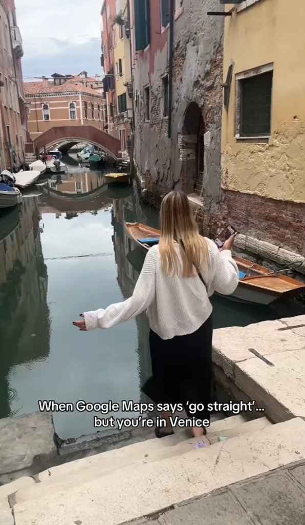 Να γιατί δεν πρέπει να χρησιμοποιείτε το Google Maps στη Βενετία -Τo βίντεο μιας τουρίστριας που ...