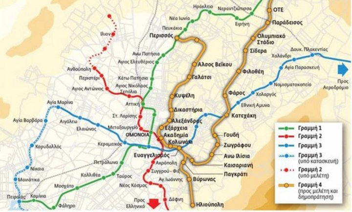 Ανοίγει ο δρόμος για τη γραμμή 4 του μετρό -Ποιες περιοχές θα ενώνει ...