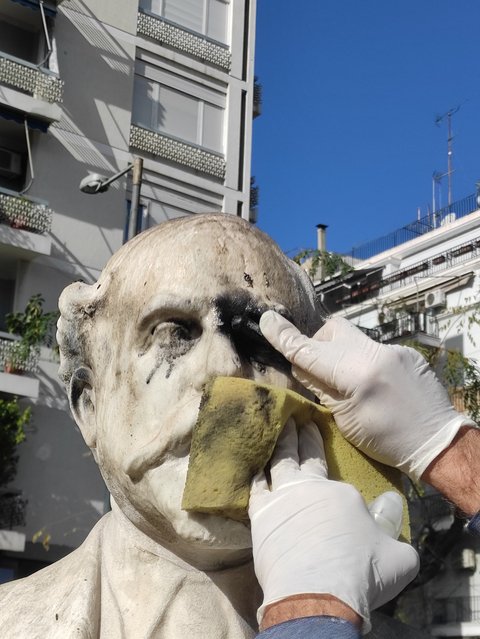 Συντήρηση και αποκατάσταση σε 250 υπαίθρια γλυπτά της Αθήνας -Σπασμένα ...