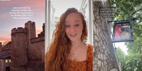 Πώς είναι να ζεις στον Πύργο του Λονδίνου -Τα βίντεο μιας TikToker που ...