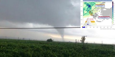 Καιρός: Σε αυτές τις τρεις περιοχές υπάρχει κίνδυνος για ανεμοστρόβιλους σήμερα - iefimerida.gr